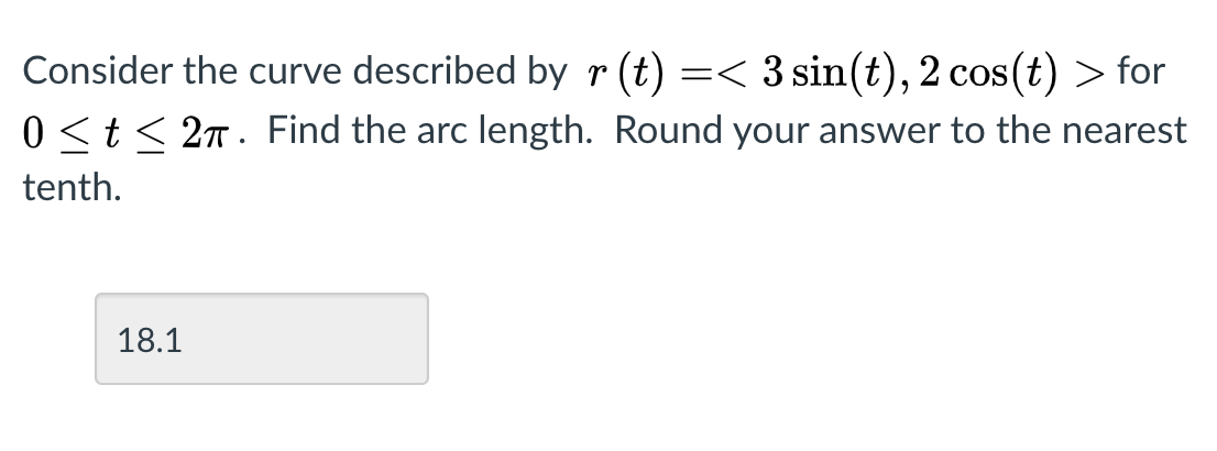 Solved Consider the curve described by r(t)