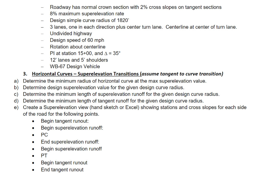 Solved LLLL Roadway has normal crown section with 2% cross | Chegg.com