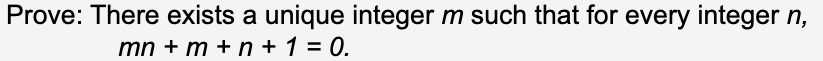 Solved Prove: There exists a unique integer m such that for | Chegg.com Solved Prove: There exists a unique integer m such that for | Chegg.com