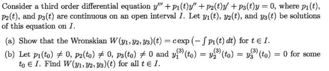 Solved Consider a third order differential equation | Chegg.com