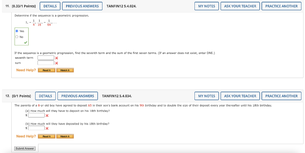 Solved Determine if the sequence is a geometric progression. | Chegg.com