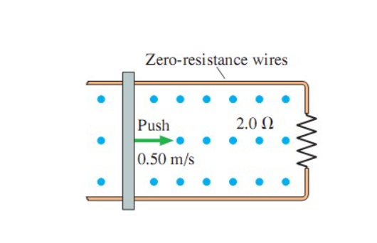Solved The 10-cm-wide, zero-resistance slide wire shown in | Chegg.com