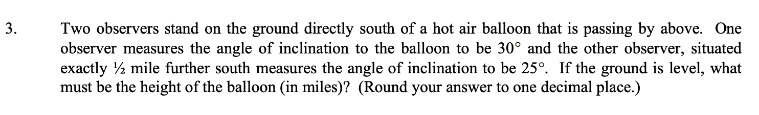 Solved Two observers stand on the ground directly south of a | Chegg.com