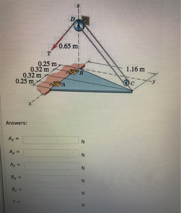 Solved The 48-kg uniform triangular plate is supported by | Chegg.com