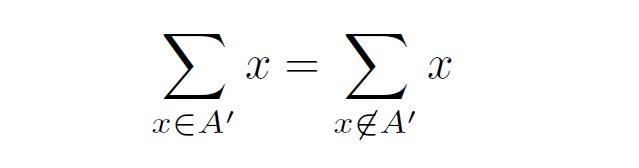 Solved PARTITION problem: Given a set A of numbers, decide | Chegg.com