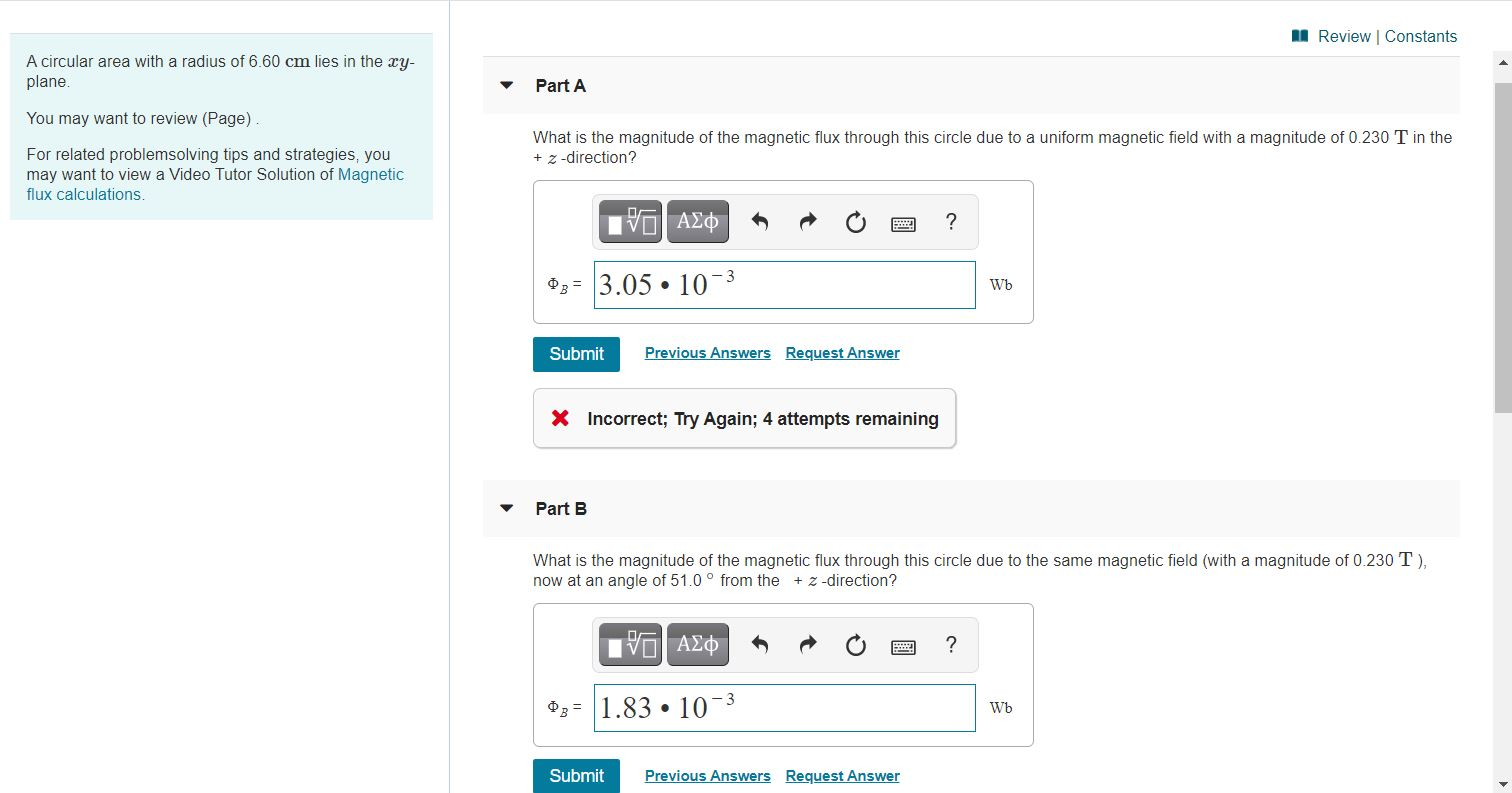 Solved Review Constants A circular area with a radius of | Chegg.com