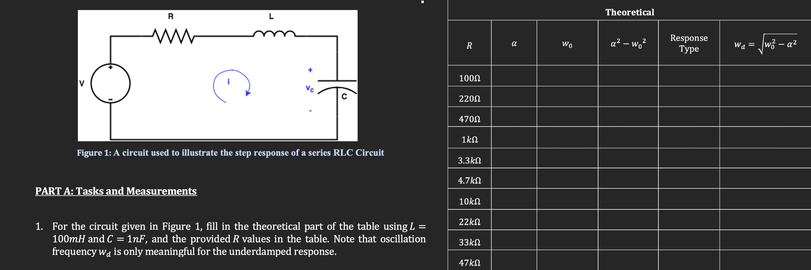 Solved fill the table please | Chegg.com