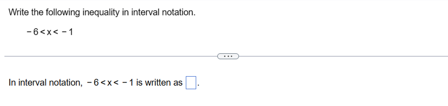 Solved Write the following inequality in interval | Chegg.com