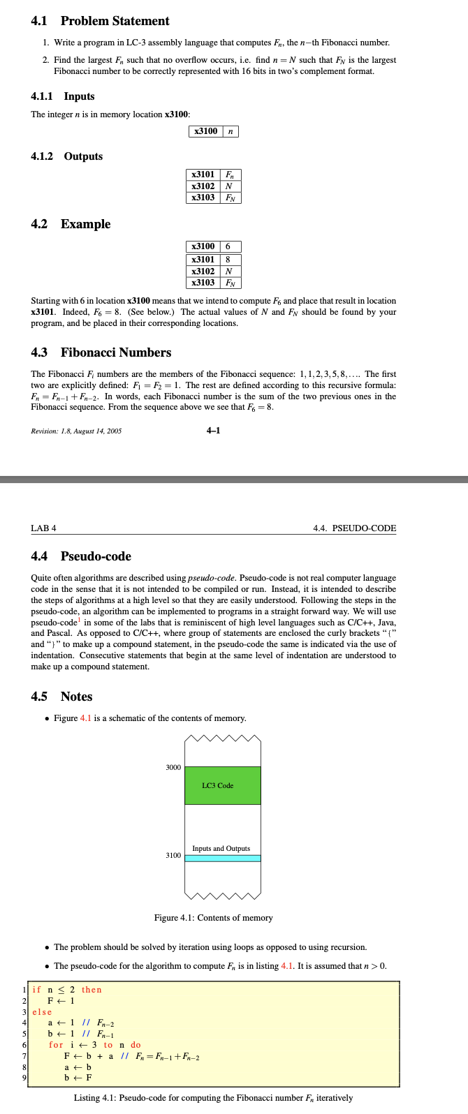 Solved 4.1 Problem Statement 1. Write a program in LC-3 | Chegg.com