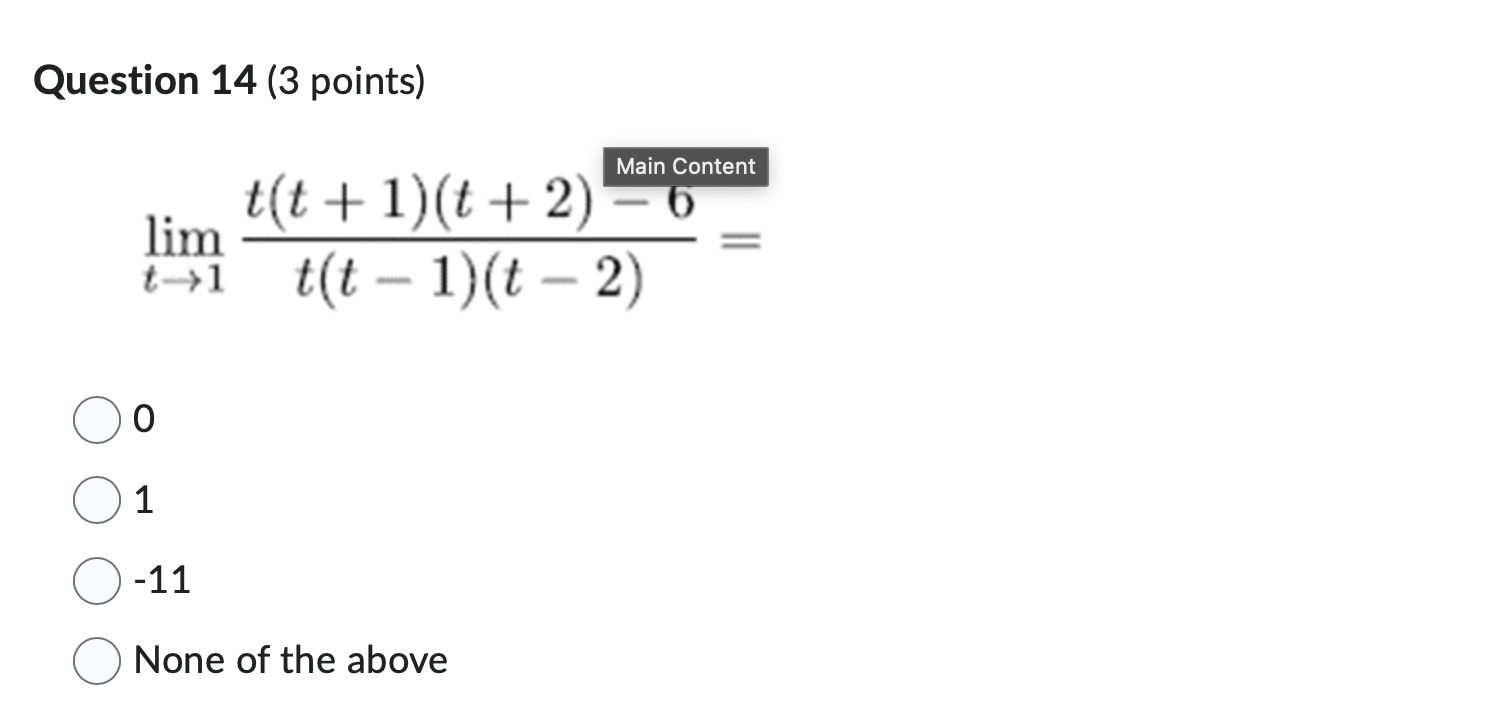 Solved Question 14 (3 | Chegg.com