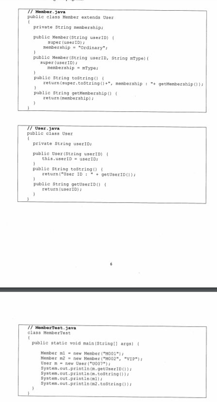 Solved 1.explain where the method overriding occurs, and | Chegg.com