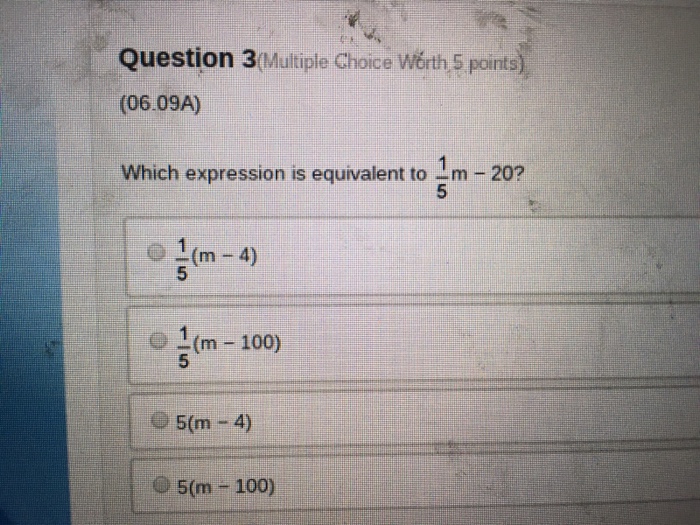 Solved Question 3(Multiple Choice Wórth 5 points (06.09A) | Chegg.com