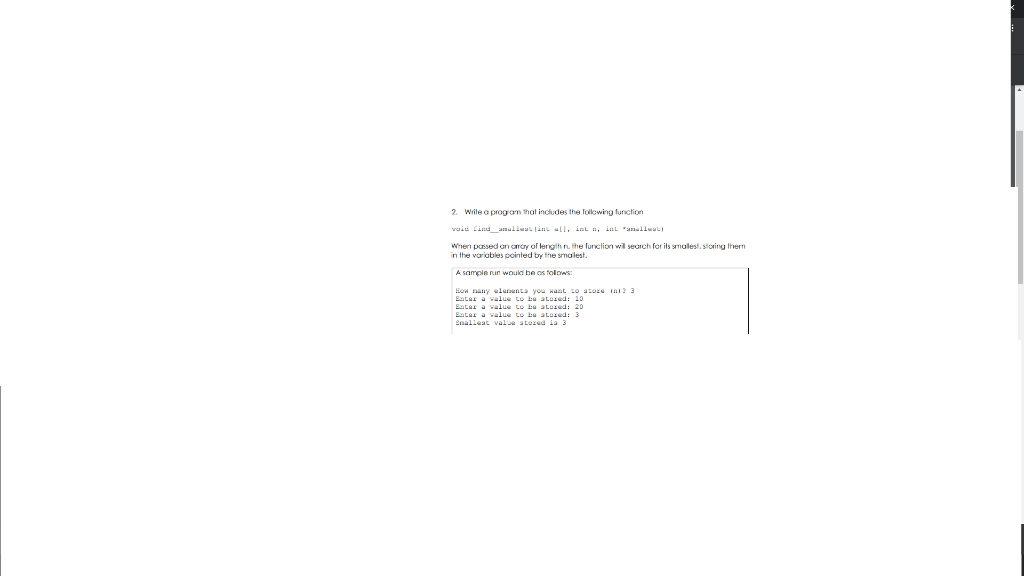 Solved 2. Write a program that includes the following | Chegg.com