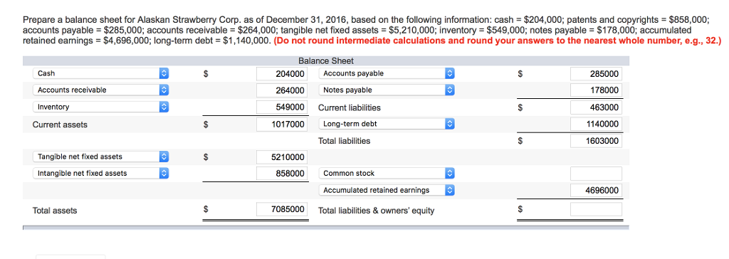 Solved Prepare A Balance Sheet For Alaskan Strawberry Corp Chegg solved-prepare-a-balance-sheet-for-alaskan-strawberry-corp-chegg