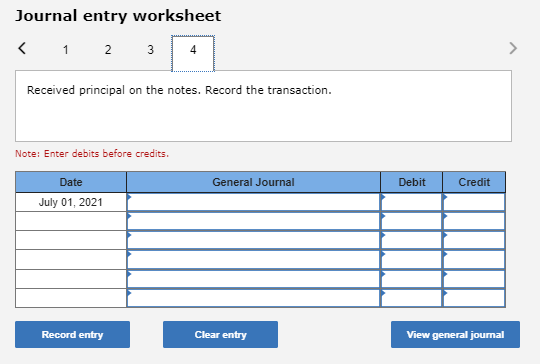 Solved Journal entry worksheet Accrued interest on the | Chegg.com