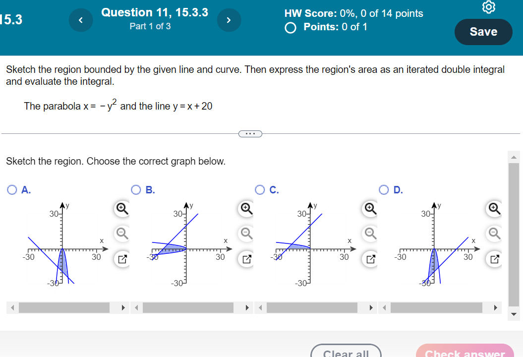 Solved Sketch the region bounded by the given line and | Chegg.com