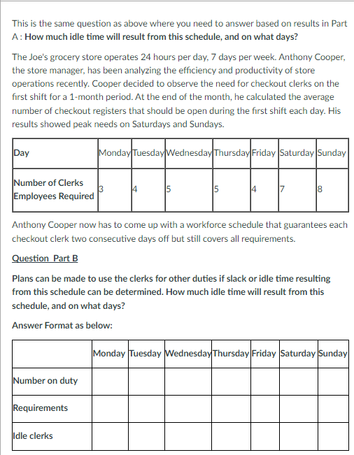 Solved This is the same question as above where you need to | Chegg.com