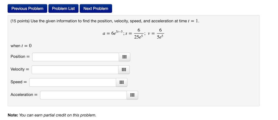 Solved Previous Problem Problem List Next Problem (15 | Chegg.com