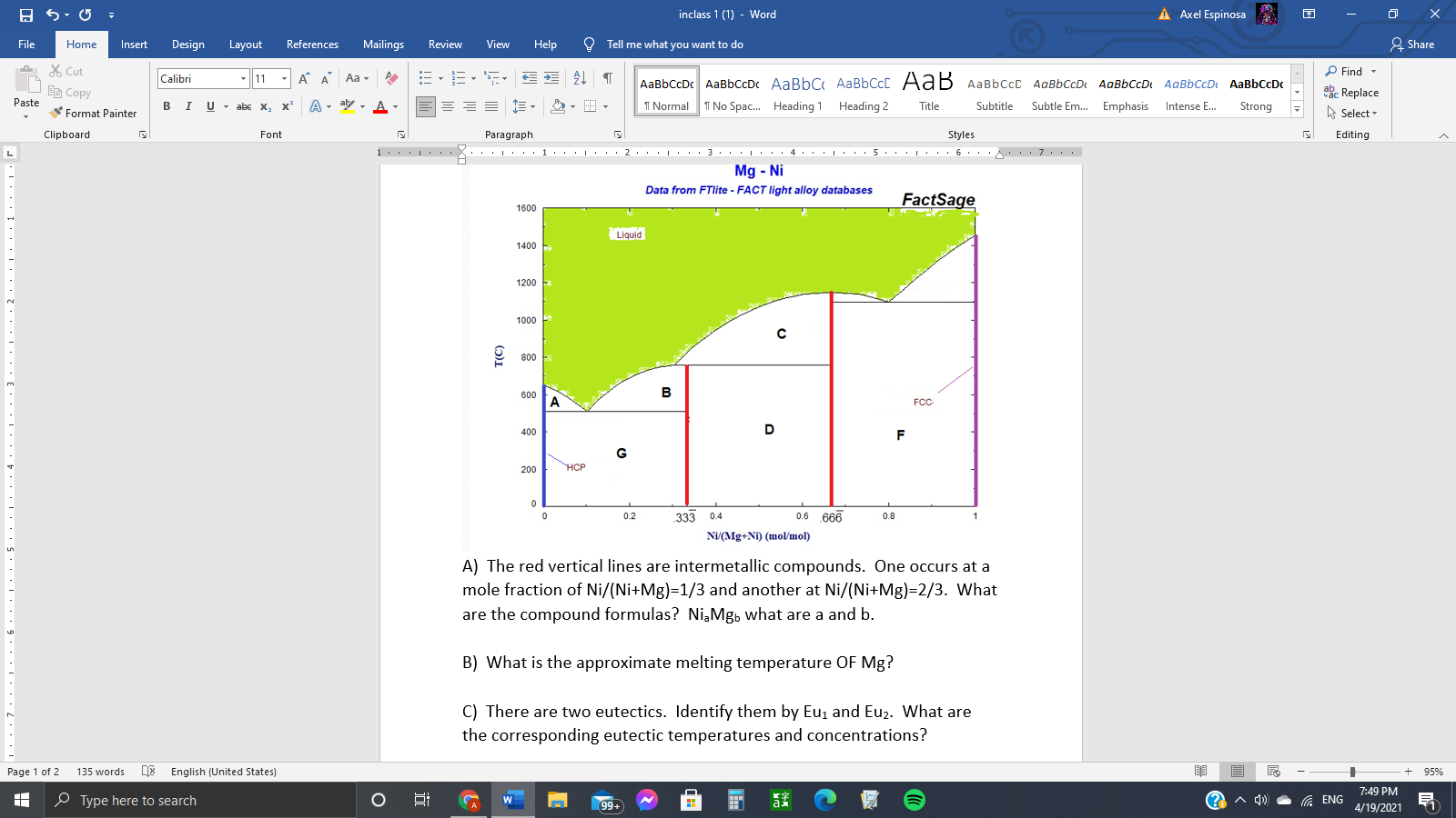 Simple Material Science Research With Phase Diagrams Phase D