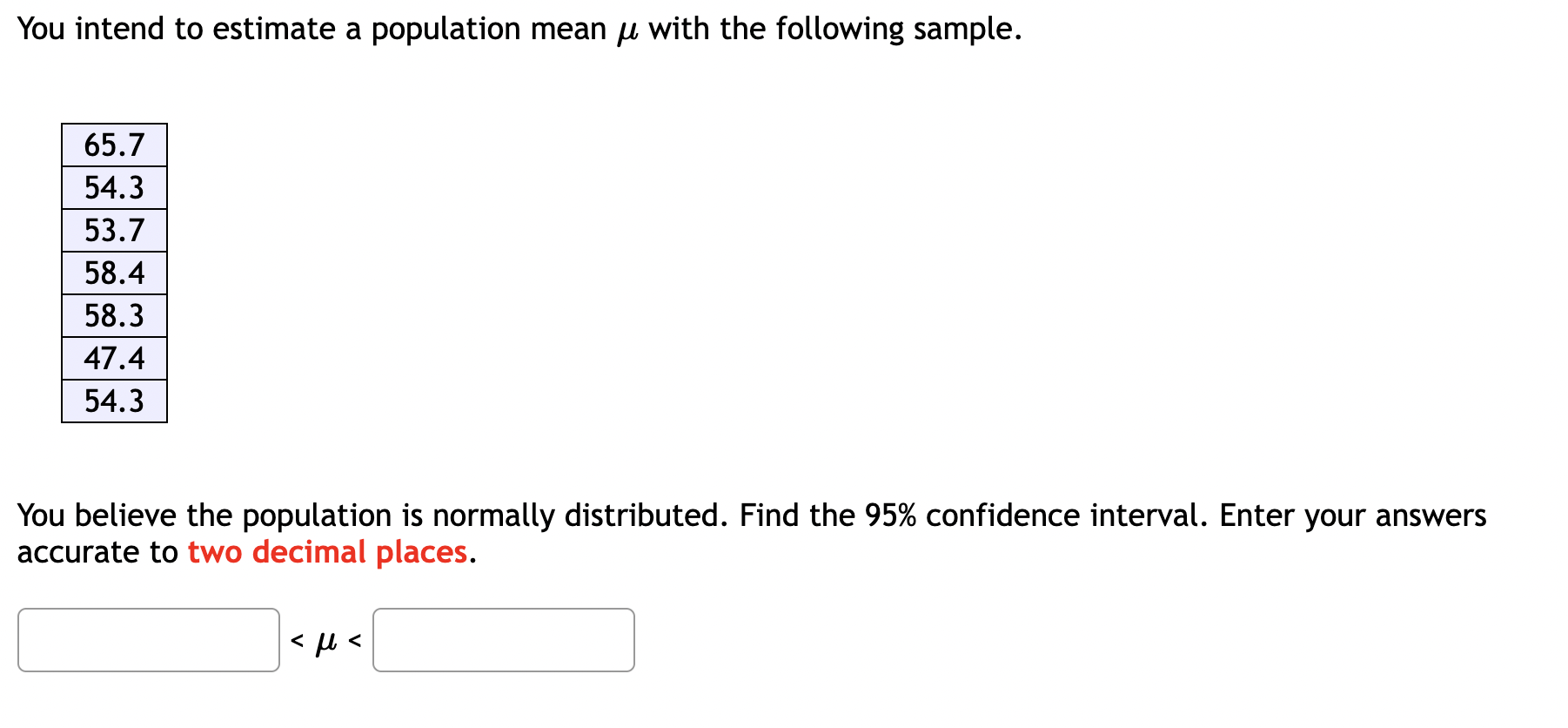 Solved You intend to estimate a population mean μ with the | Chegg.com Solved You intend to estimate a population mean μ with the | Chegg.com