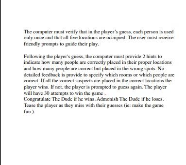 Create a text based single player game using Python. | Chegg.com