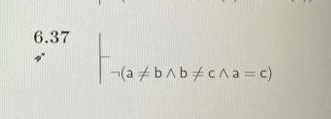 Solved Language Proof and Logic Exercise 6.37. In the | Chegg.com