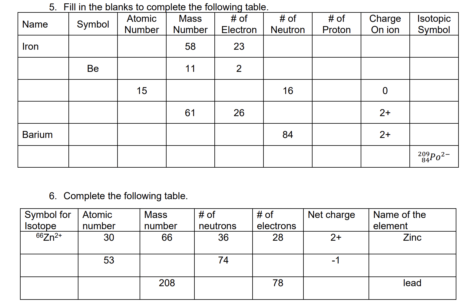 Solved 5 Fill in tho hlonke to remnlato the followinn tahlo | Chegg.com
