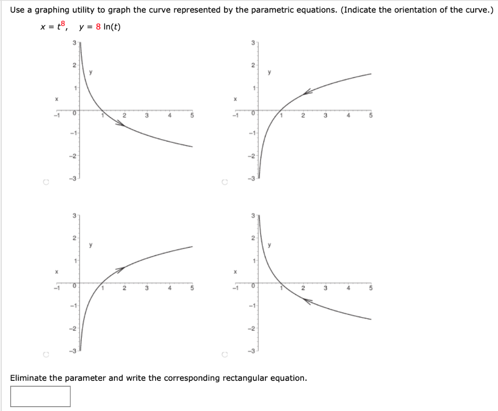 Solved Use a graphing utility to graph the curve represented | Chegg.com