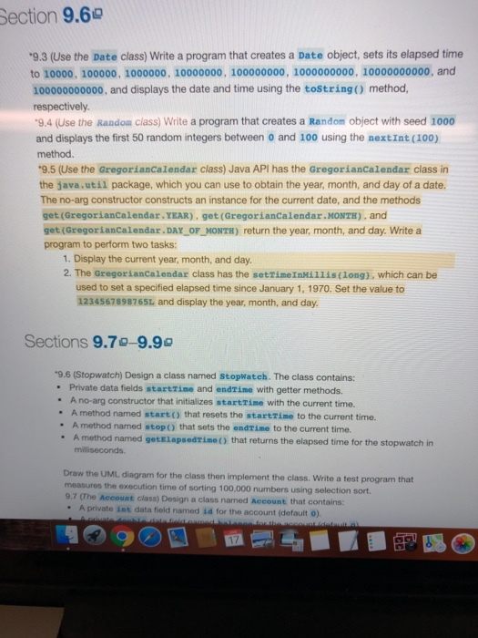 Solved Section 960 93 Use The Date Class Write A Program 5241