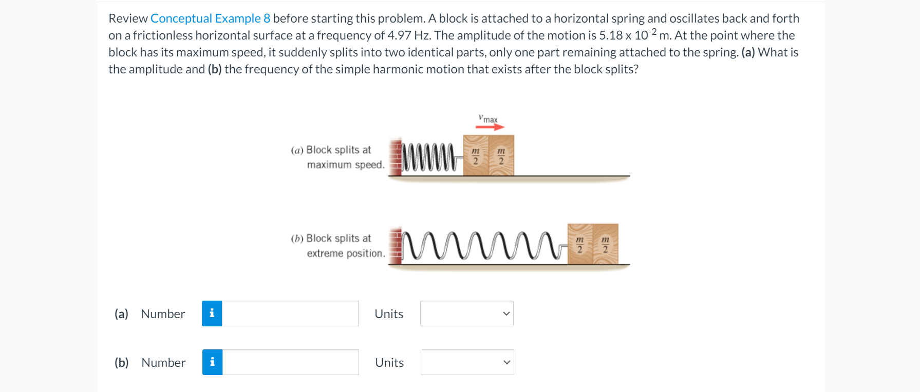 Solved Review Conceptual Example 8 before starting this | Chegg.com