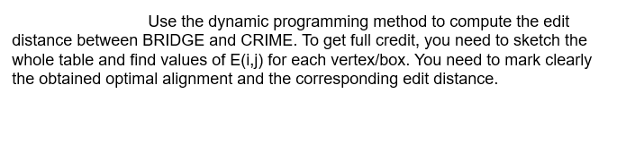 Use the dynamic programming method to compute the | Chegg.com