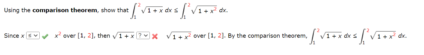 Solved Using the comparison theorem, show that | Chegg.com