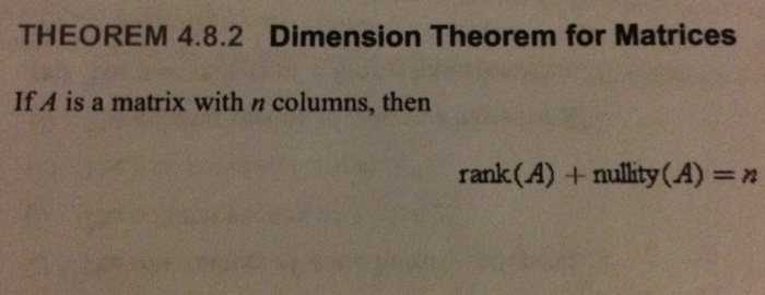 Solved Find the rank and nullity of the matrix; then verify | Chegg.com