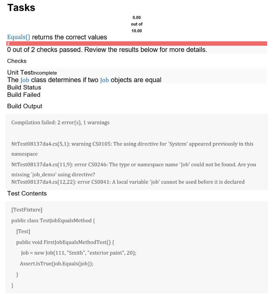 I am having trouble with this C# Programming | Chegg.com