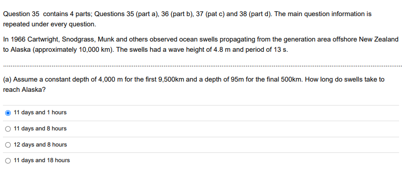 Solved Question 35 contains 4 parts; Questions 35 (part a), | Chegg.com