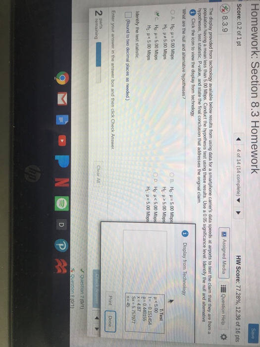 Solved Homework Section 8 3 Homework Score 0 2 Of 1 Pt 4