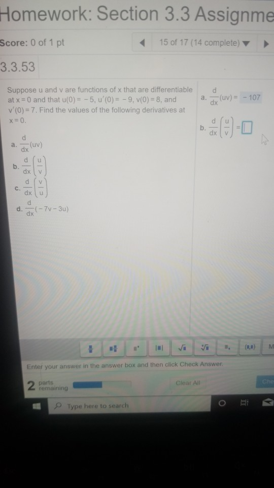 Solved Homework Section 3 3 Assignme Score 0 Of 1 Pt 15 Of