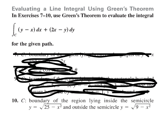 Solved Evaluating a Line Integral Using Green's Theorem In | Chegg.com