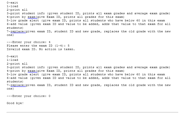 Solved Task 3 (50 pts) - grade roster Objective: 2D array, | Chegg.com