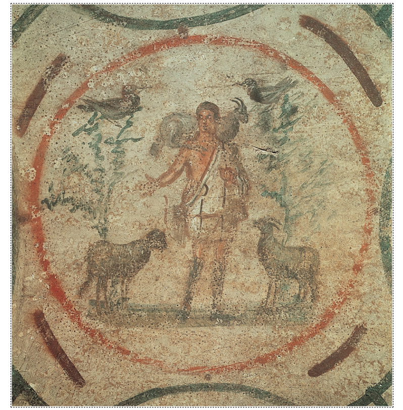 Christ As The Good Shepherd Catacomb