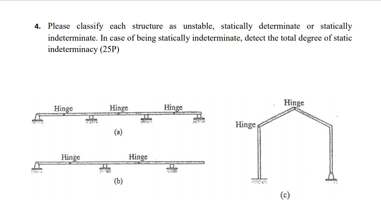 Solved 4. Please classify each structure as unstable, | Chegg.com