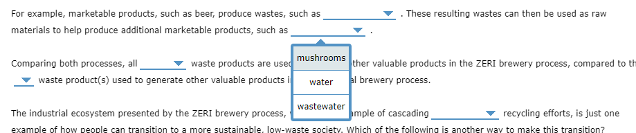 Solved For example, marketable products, such as beer, | Chegg.com