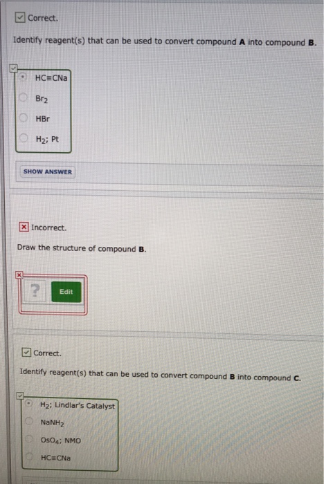Solved Practice Problem 11.21d Identify reagents that can be | Chegg.com