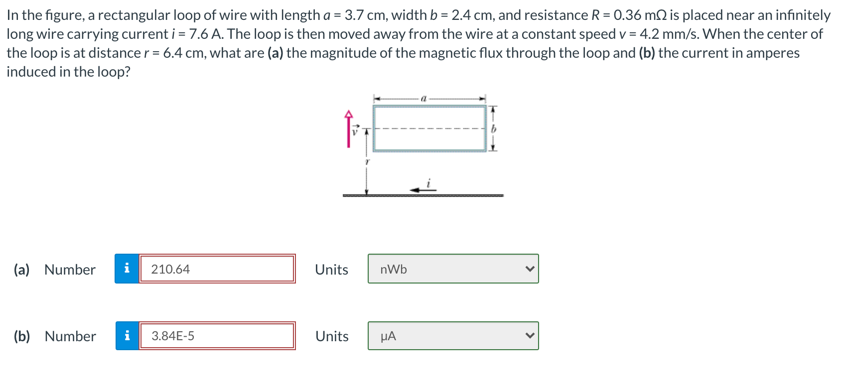 Solved = = In the figure, a rectangular loop of wire with | Chegg.com