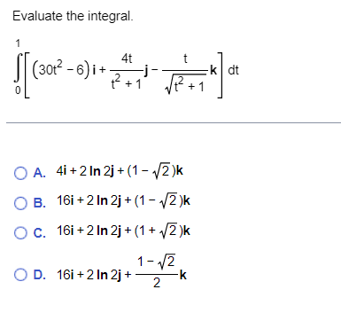 Solved Evaluate the integral. | Chegg.com