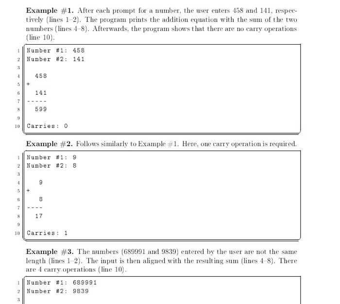 Solved Primary arithmetic. Having issues with computing the | Chegg.com
