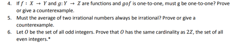 Solved 4. Iff:X Y and g: Y → Z are functions and gof is | Chegg.com