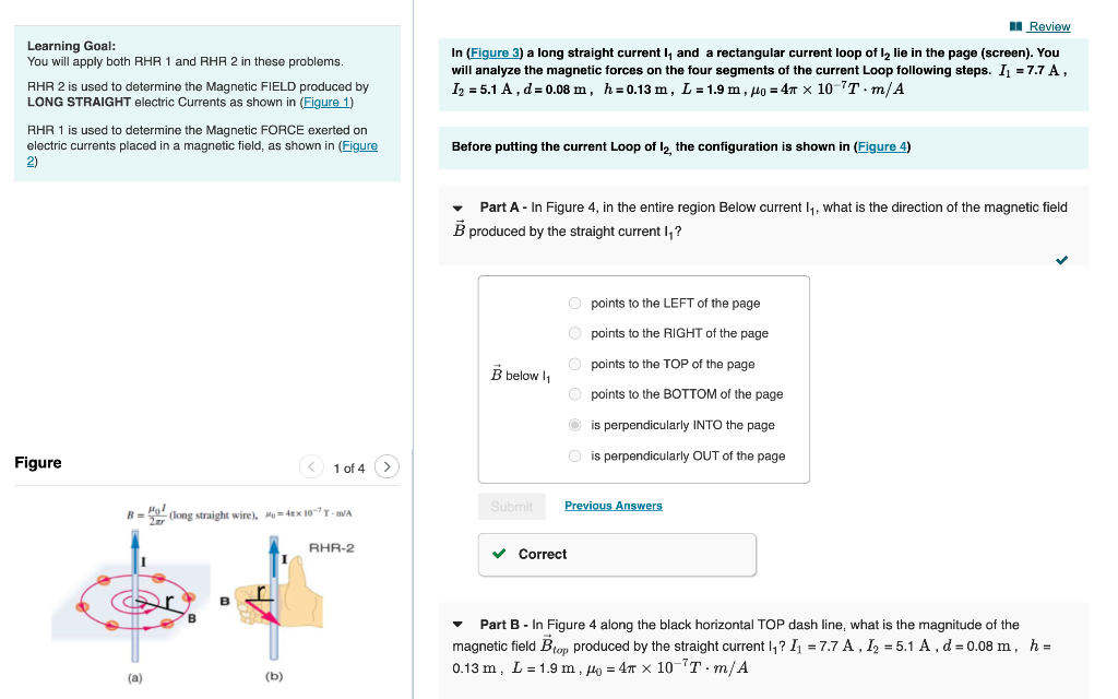 Solved Review Learning Goal: You will apply both RHR 1 and | Chegg.com