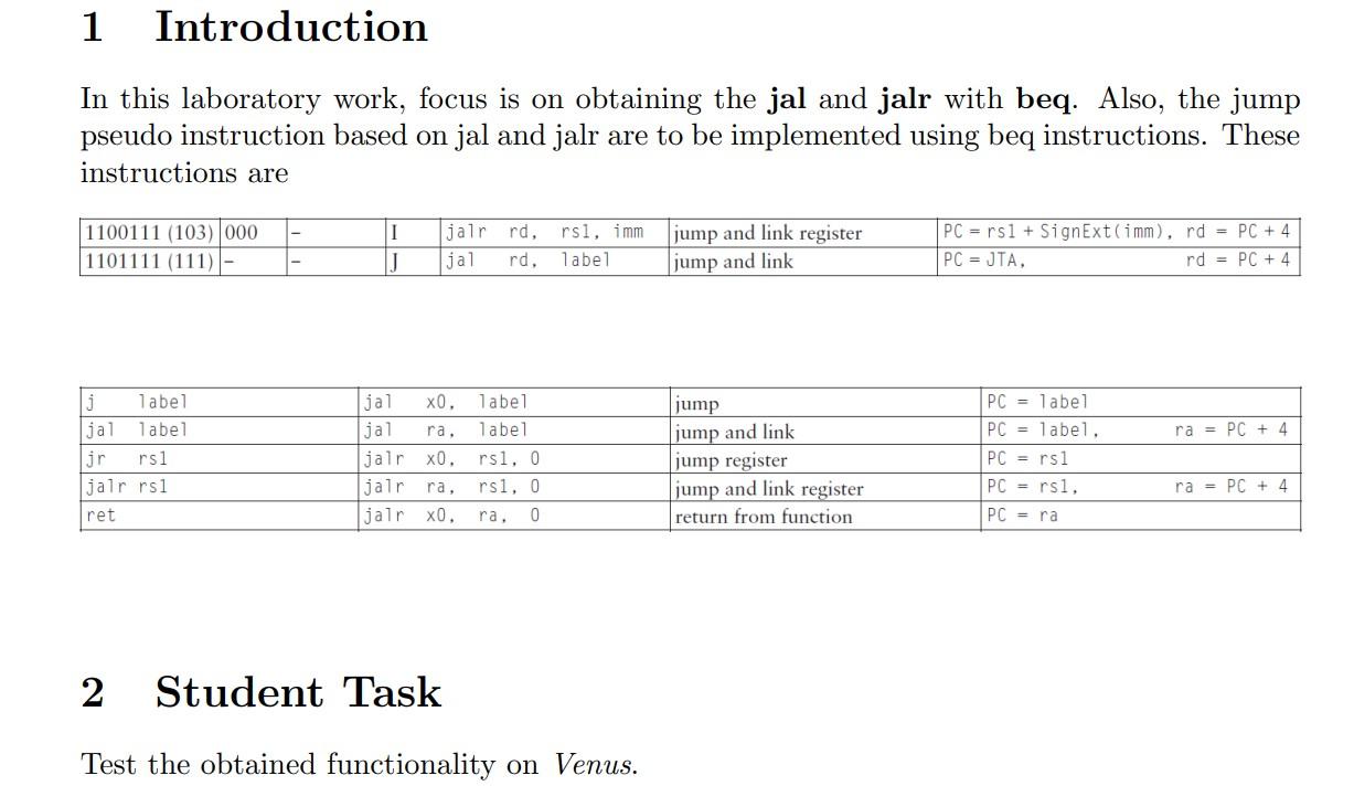 1 Introduction In this laboratory work, focus is on | Chegg.com