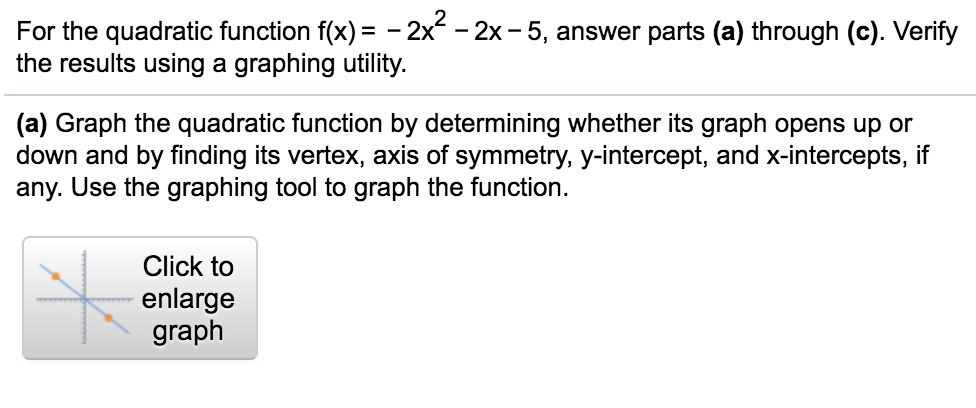 Solved 2 For the quadratic function f(x)-2x the results | Chegg.com